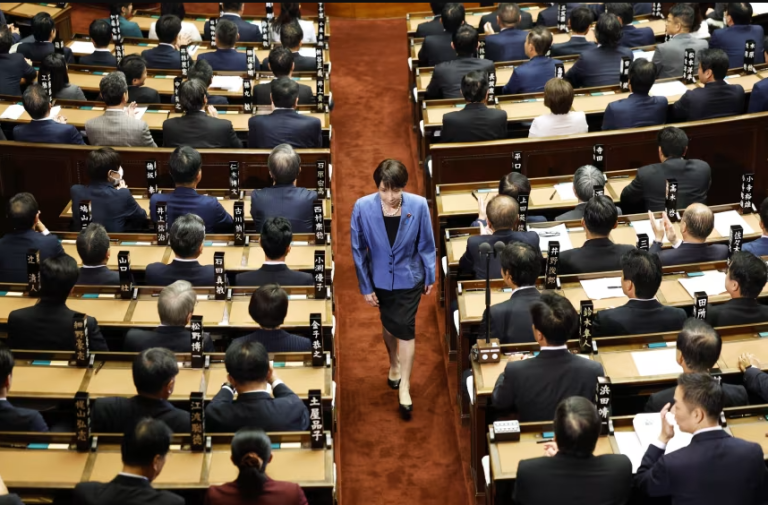 Hardline conservative Sanae Takaichi elected Japan’s first female ...